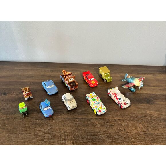 Disney | Toys | Disney Pixar Cars Airplane Mater Lightning Mcqueen Lot ...